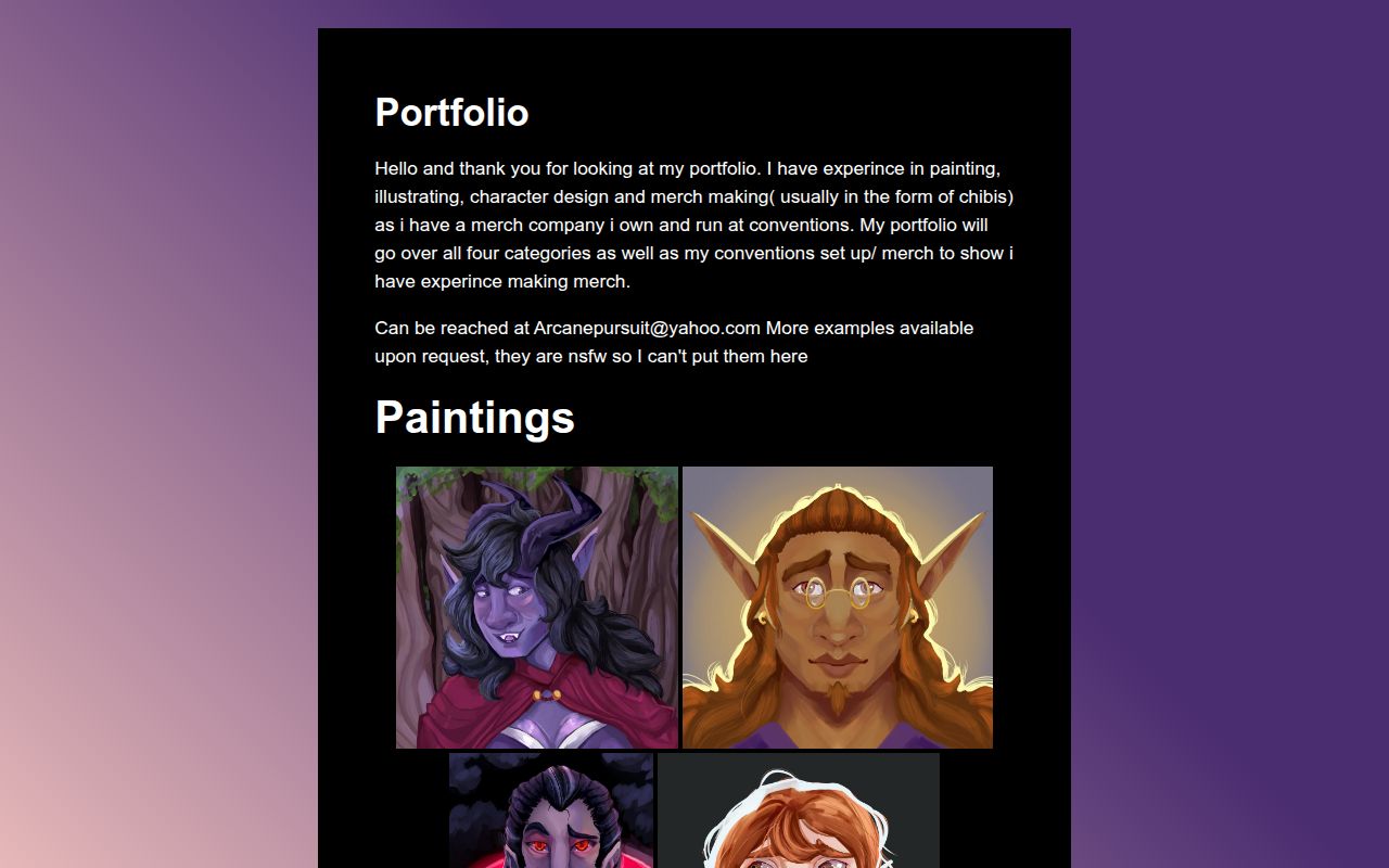 Dnd portfolio